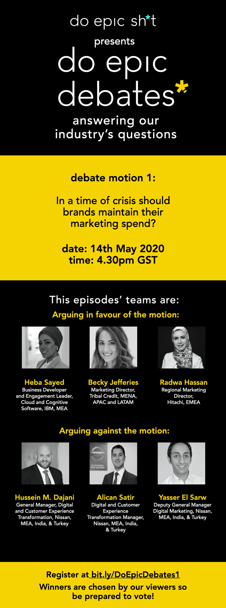 Do Epic Group launches Do Epic Debates - Campaign Middle East