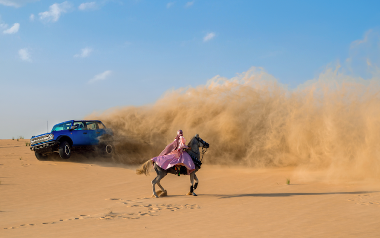 Ford Bronco races KSA equestrian for breast cancer awareness - Campaign ...