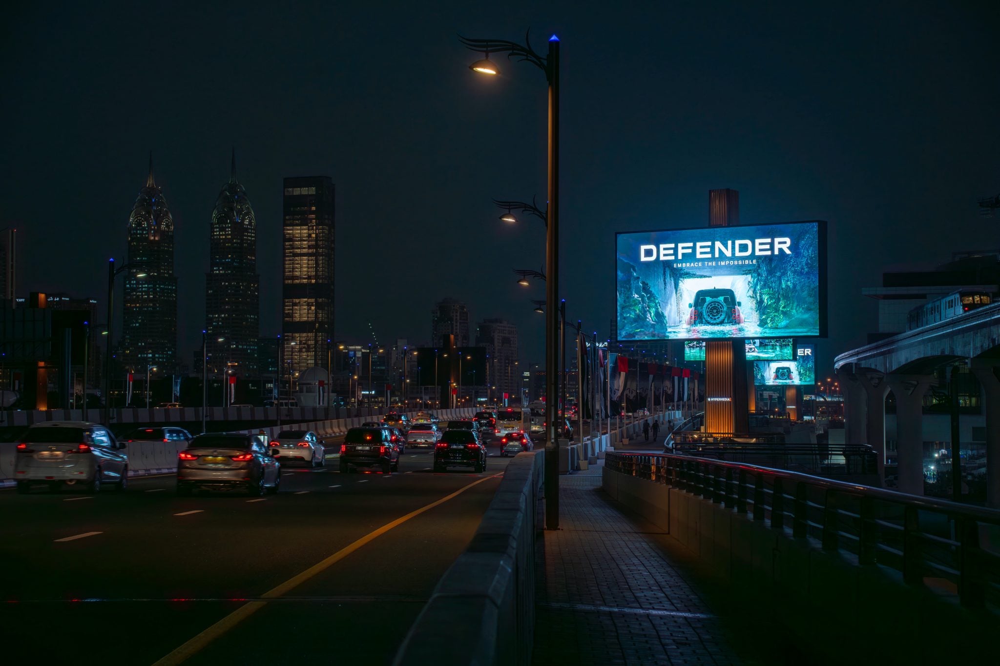 JLR's Defender launches DOOH campaign on Hypermedia's The Royals ...