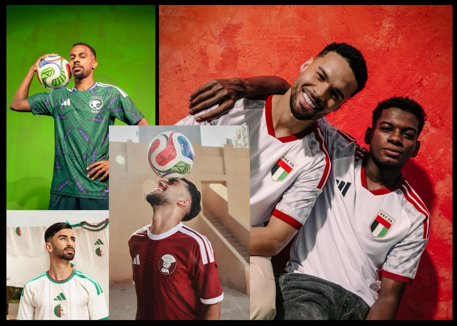 adidas unveils Saudi Arabia, Qatar, UAE kits ahead of FIFA World Cup ...