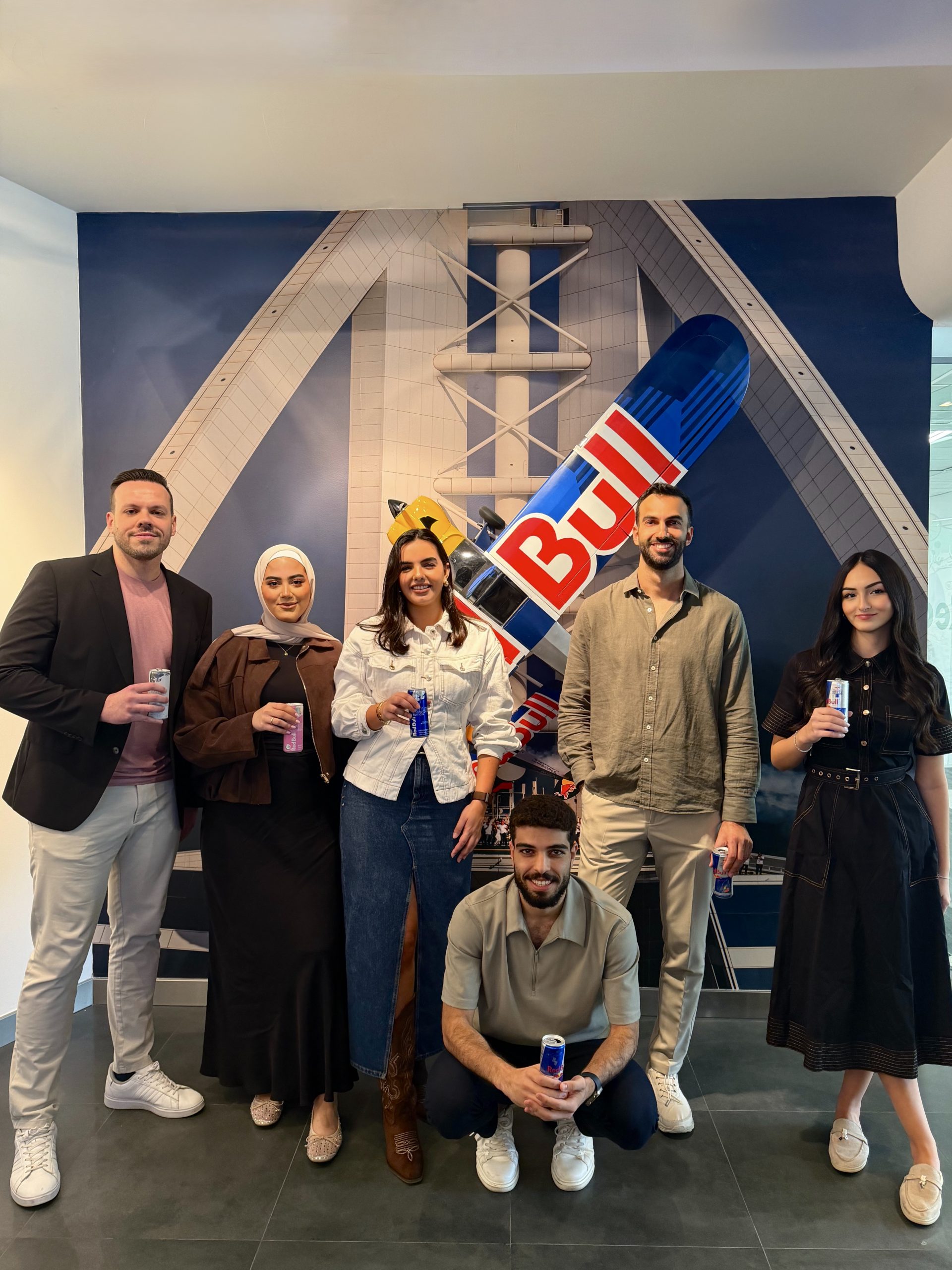Gambit Pulse Team with Ziad Ashkar from Red Bull - Campaign Middle East