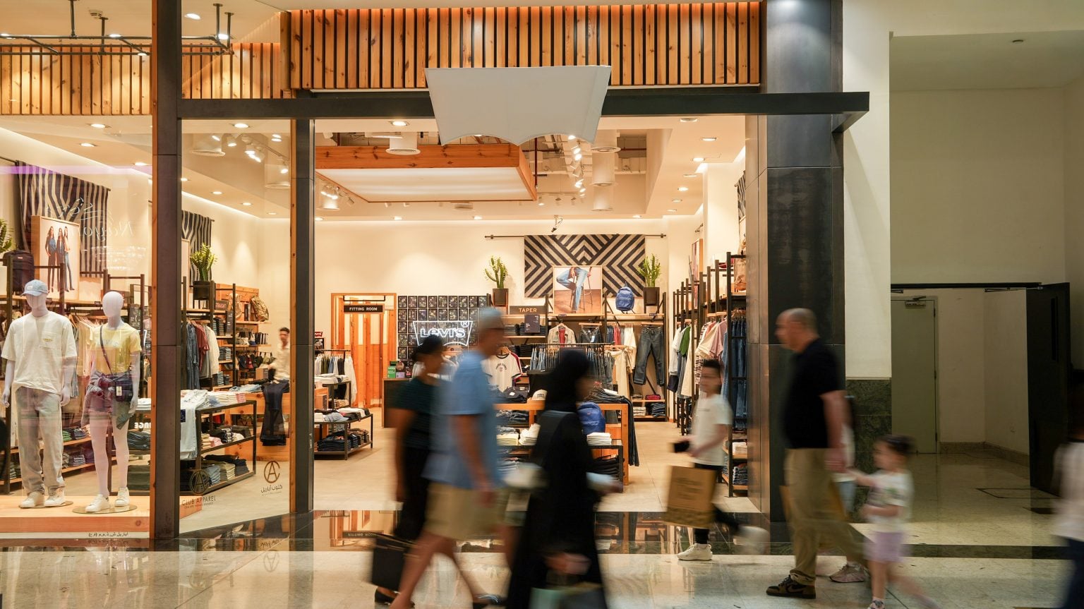 Levi's brings its viral covered batwing logo moment to the UAE ...